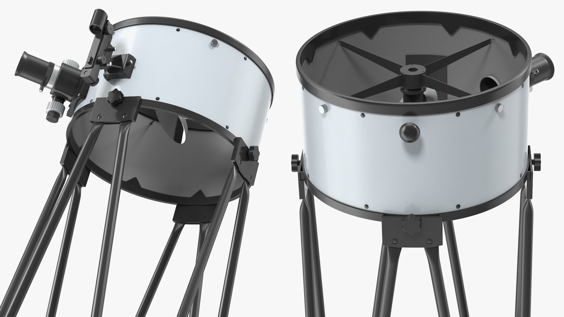 Truss Tube Dobsonian Telescope 3D Model - TurboSquid 1622039