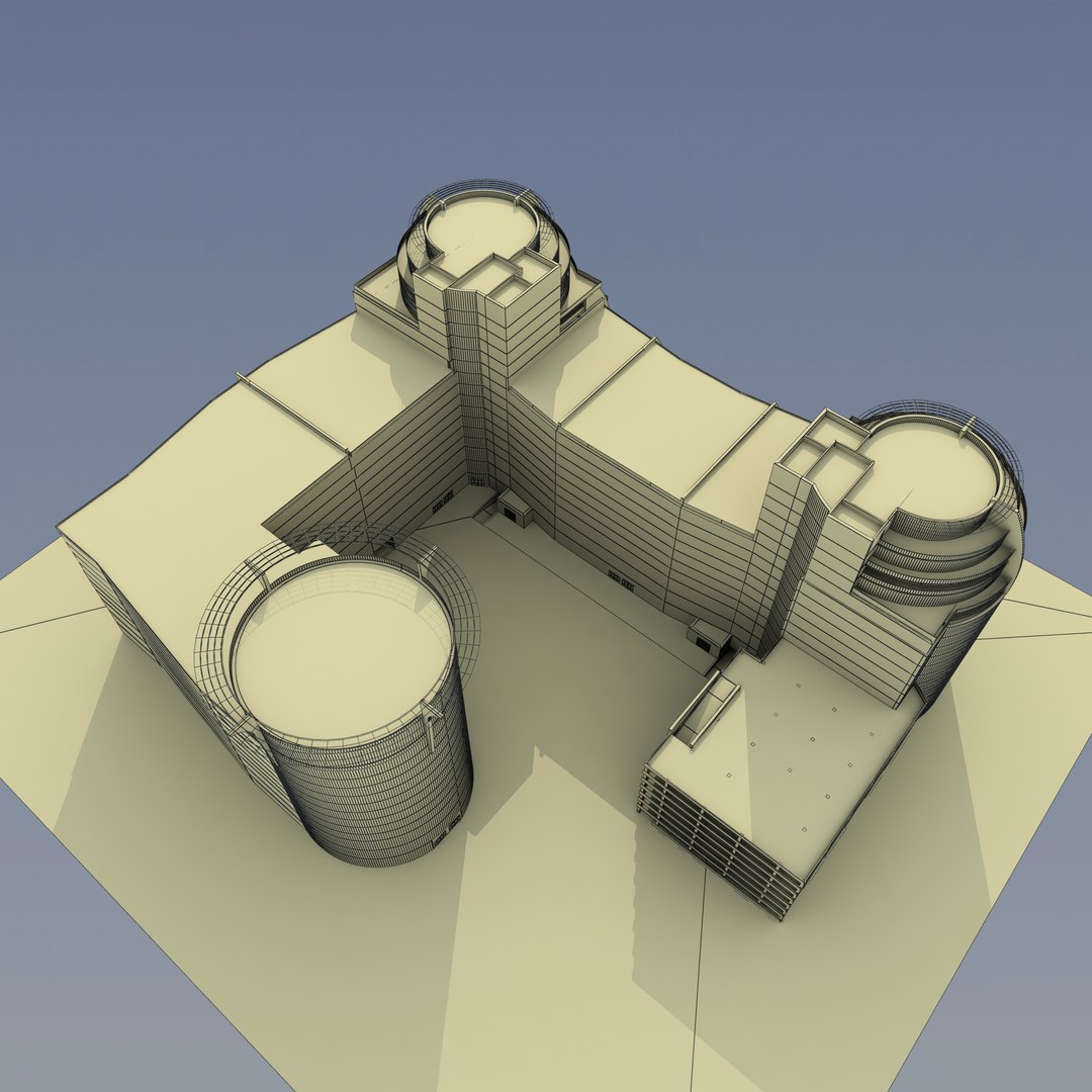 3d model urban building