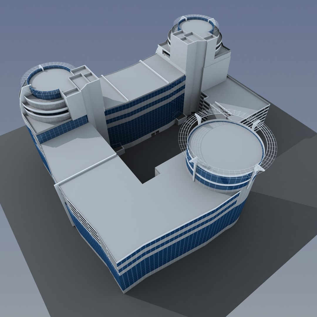3d model urban building