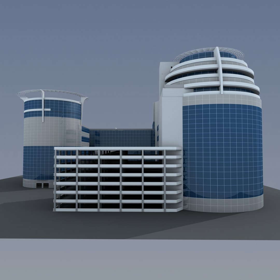 3d model urban building
