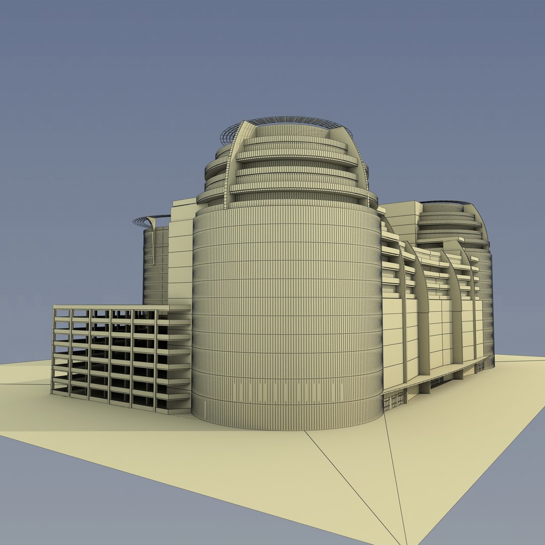 3d model urban building