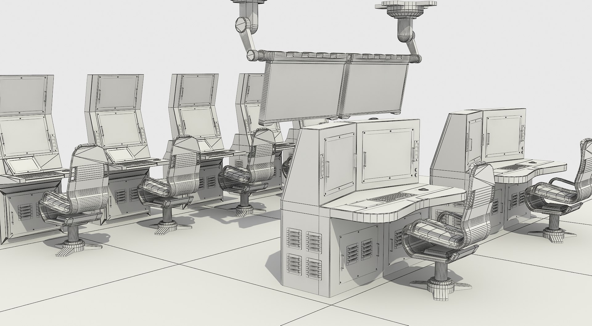 3D Model Operation Command Center - TurboSquid 1561166