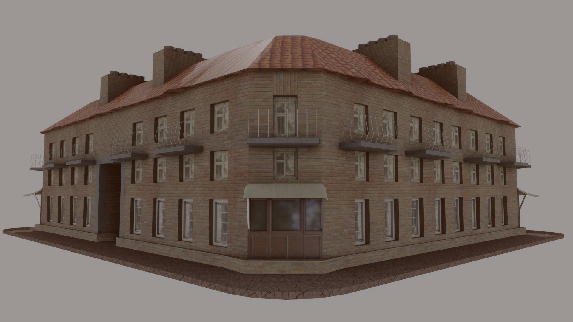 Low-poly Old House Low-poly 3D Model 3D Model - TurboSquid 1870527