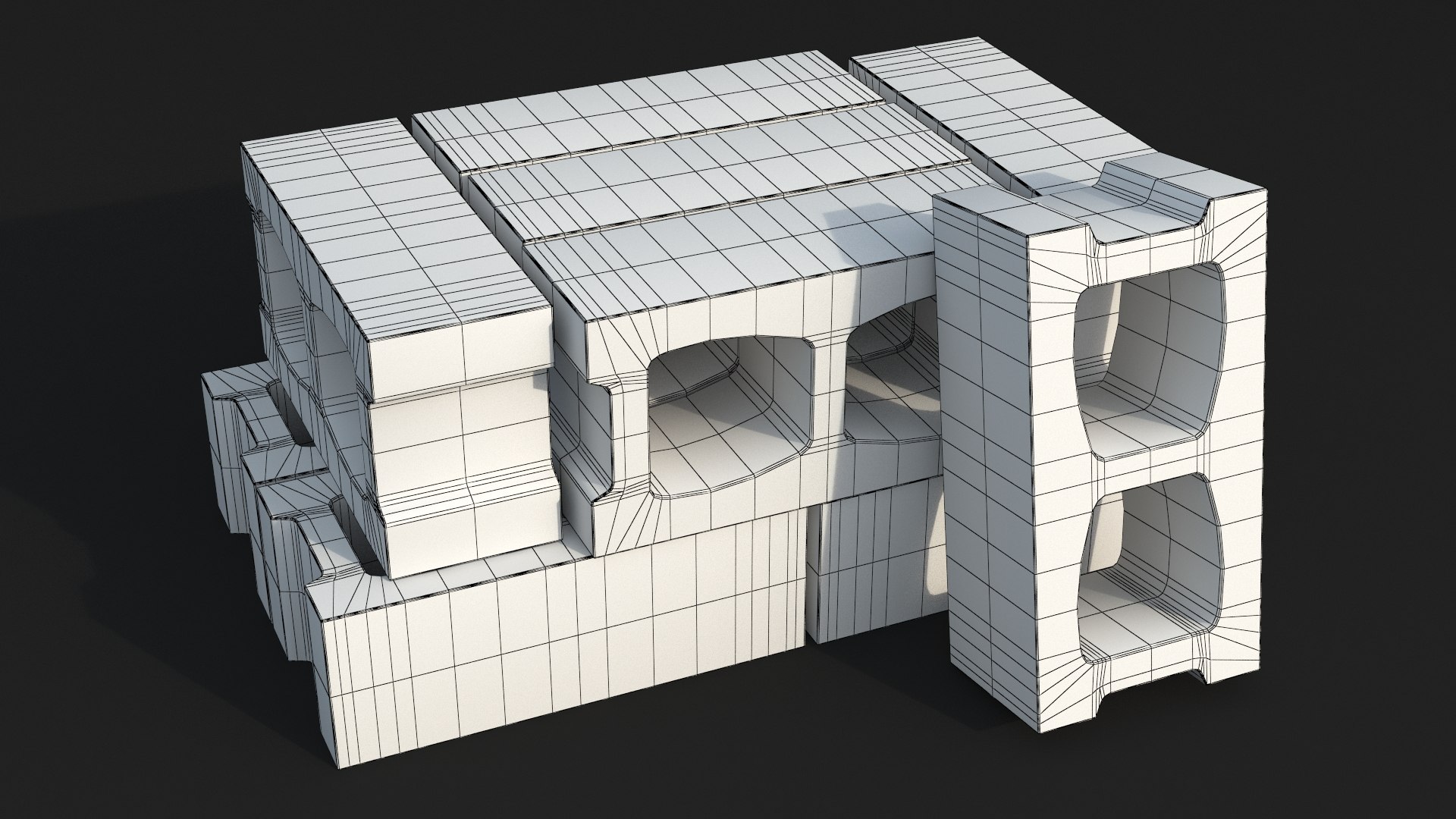3D Cinder Block HD Model - TurboSquid 1814873