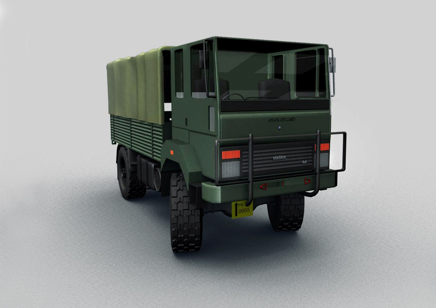 3d Ashok Leyland Stallion 4x4 Model
