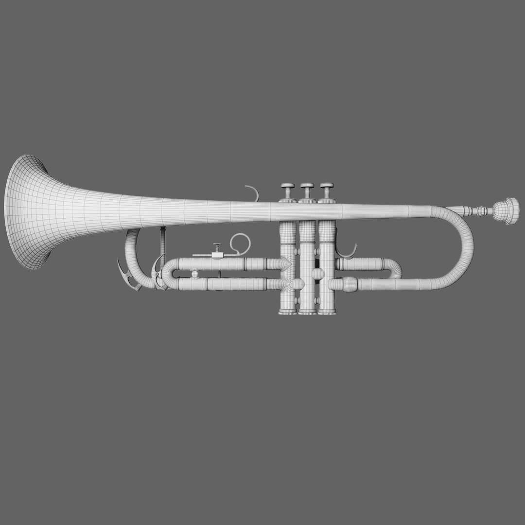 3d Model Trumpet