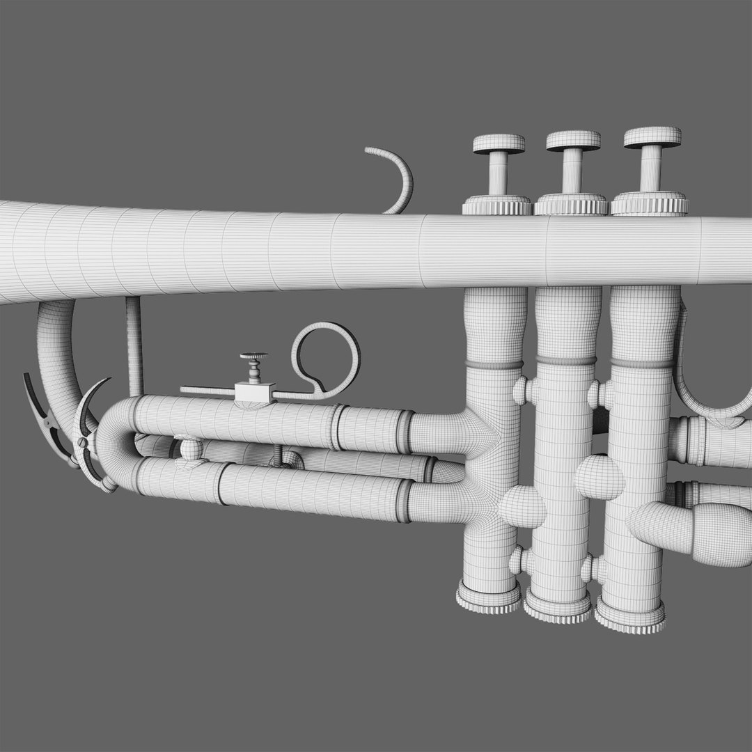 3d Model Trumpet