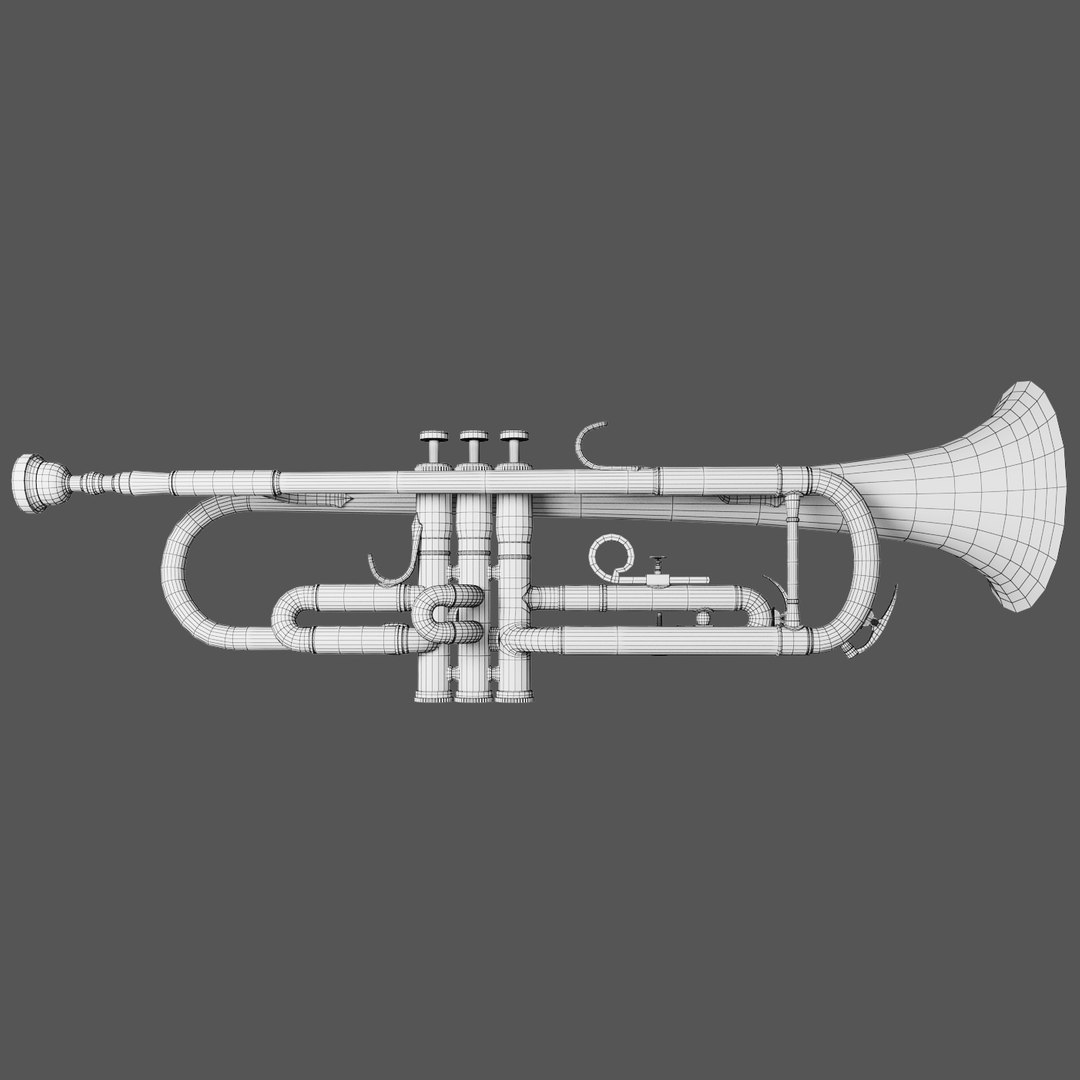 3d Model Trumpet