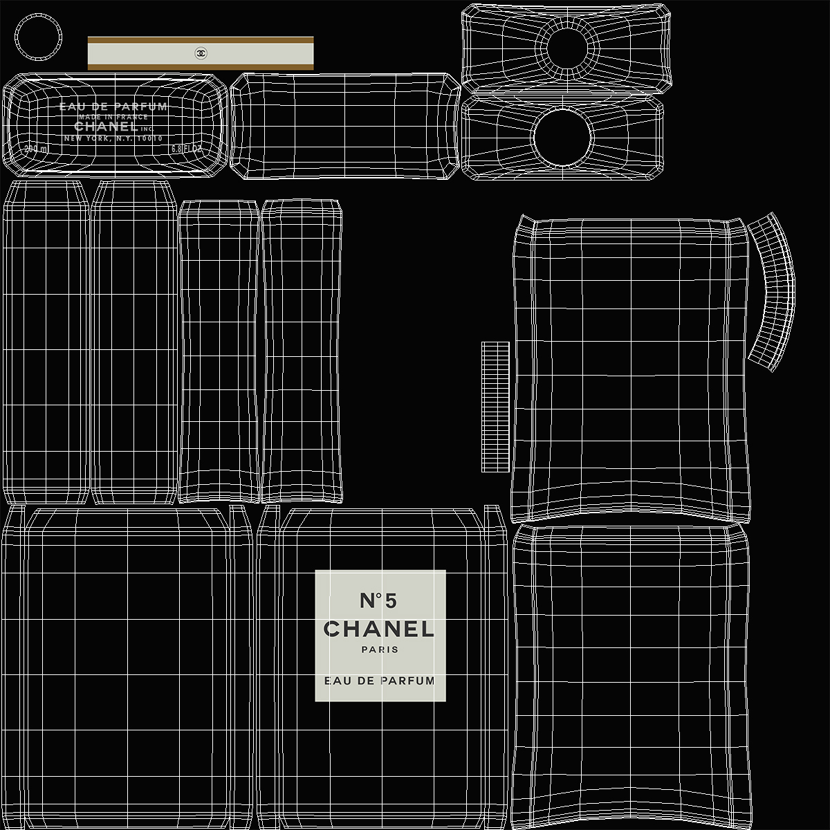 3D model parfum chanel 5 - TurboSquid 1218907