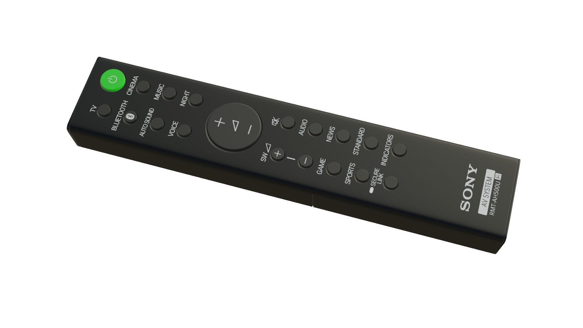 3D sony remote control model - TurboSquid 1894941