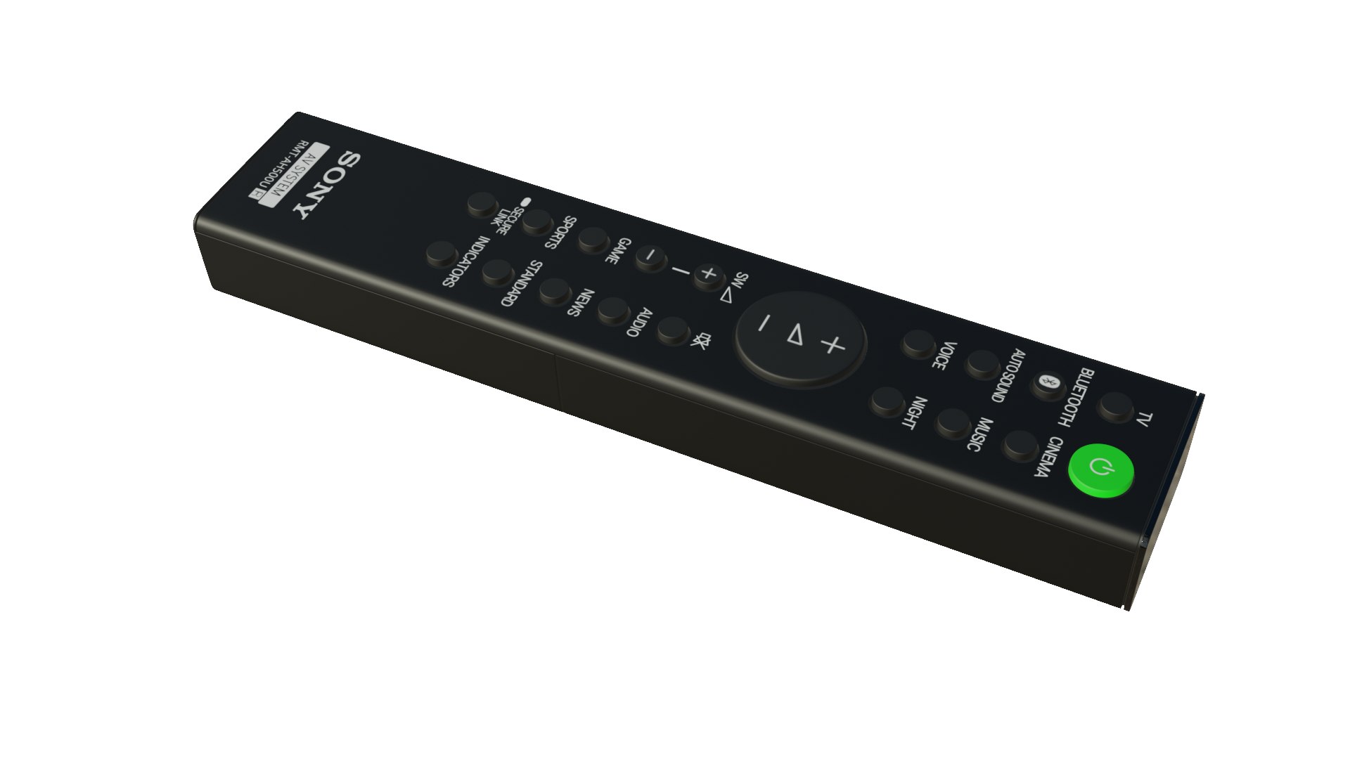 3D sony remote control model - TurboSquid 1894941