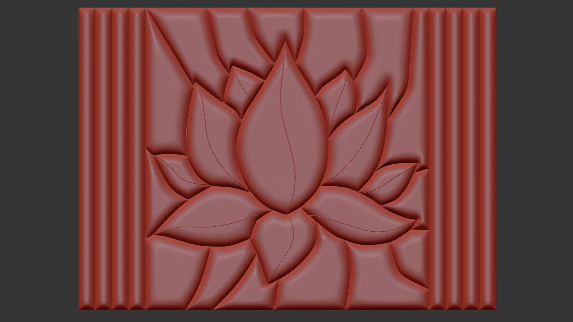3D Lotus Soft Wall Panel Model - TurboSquid 2283230