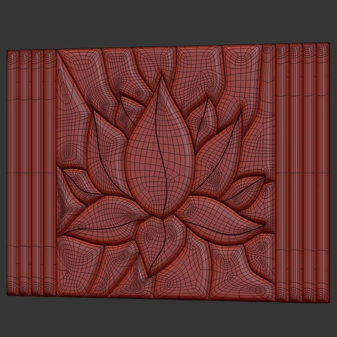 3D Lotus Soft Wall Panel Model - TurboSquid 2283230
