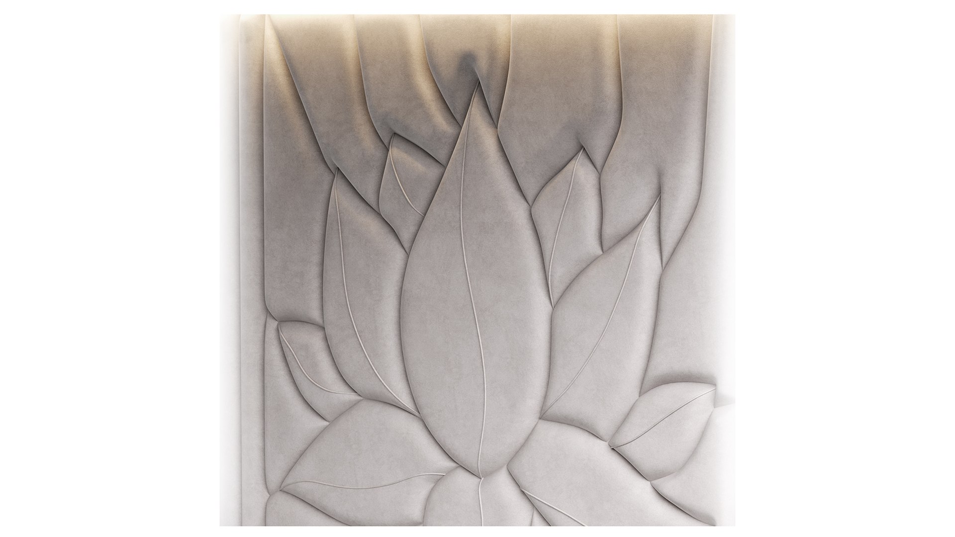 3D Lotus Soft Wall Panel Model - TurboSquid 2283230