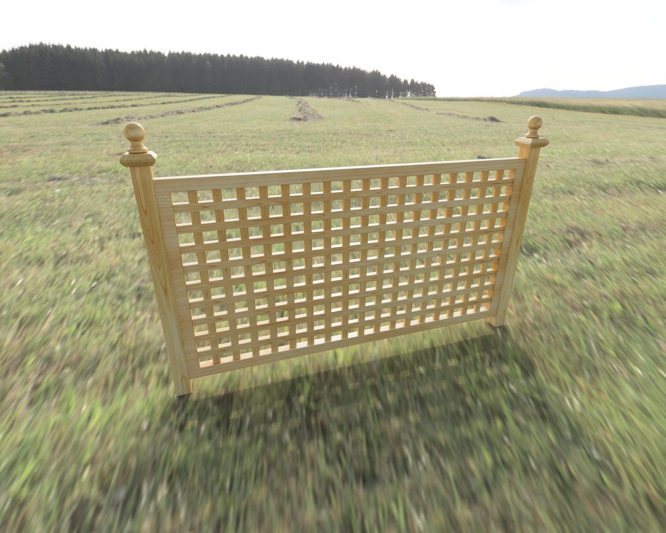 3D Wooden Fence Model - TurboSquid 2144854