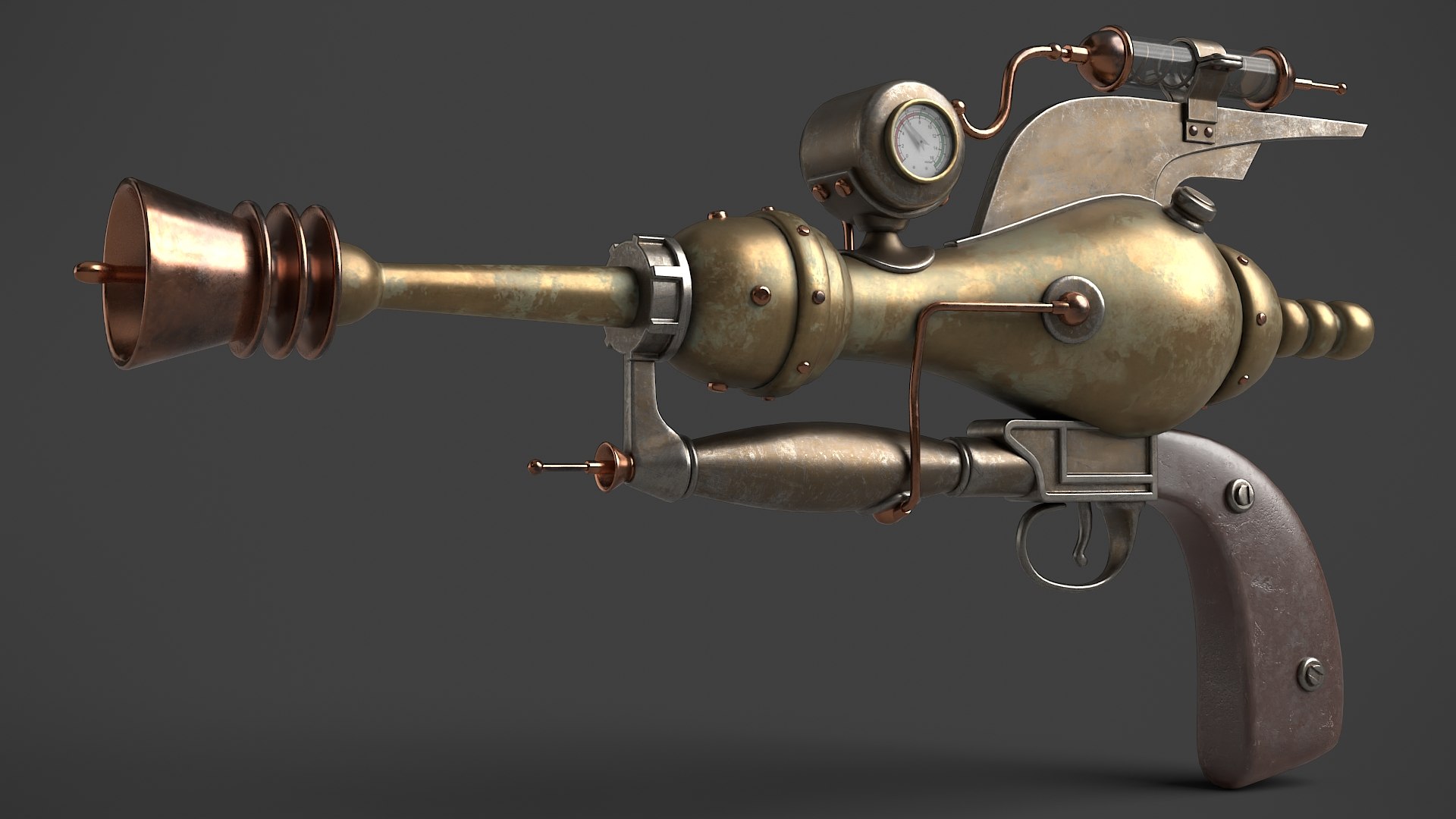 3D Fantasy Gun 07 - TurboSquid 1914817