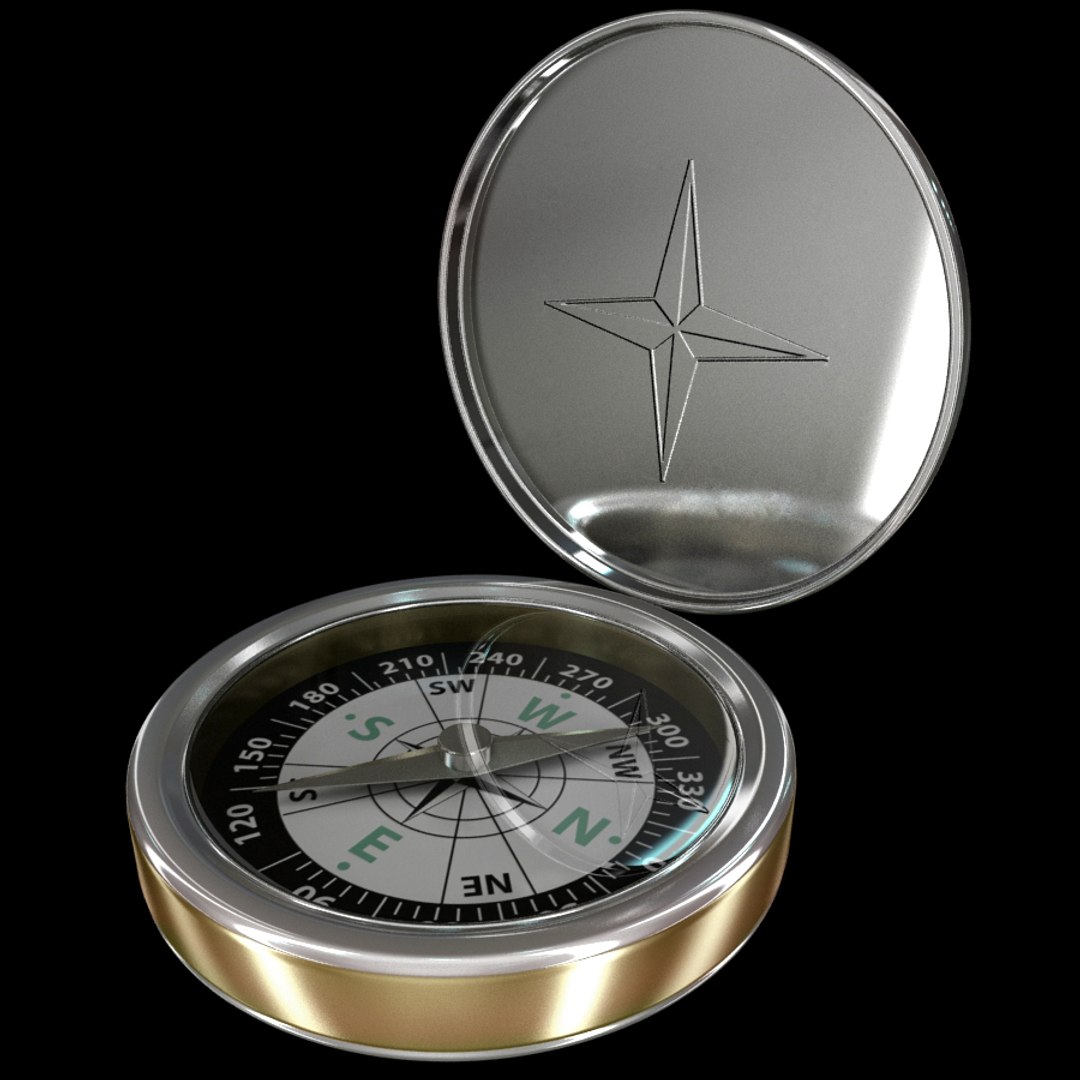 3D Model Compass - TurboSquid 498279