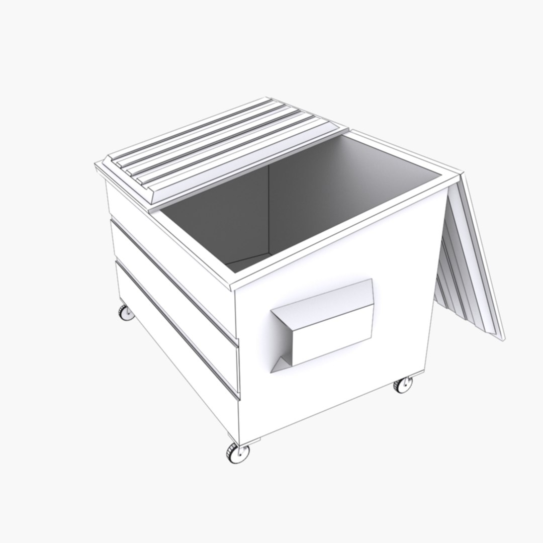 Garbage Dumpster 3d Model
