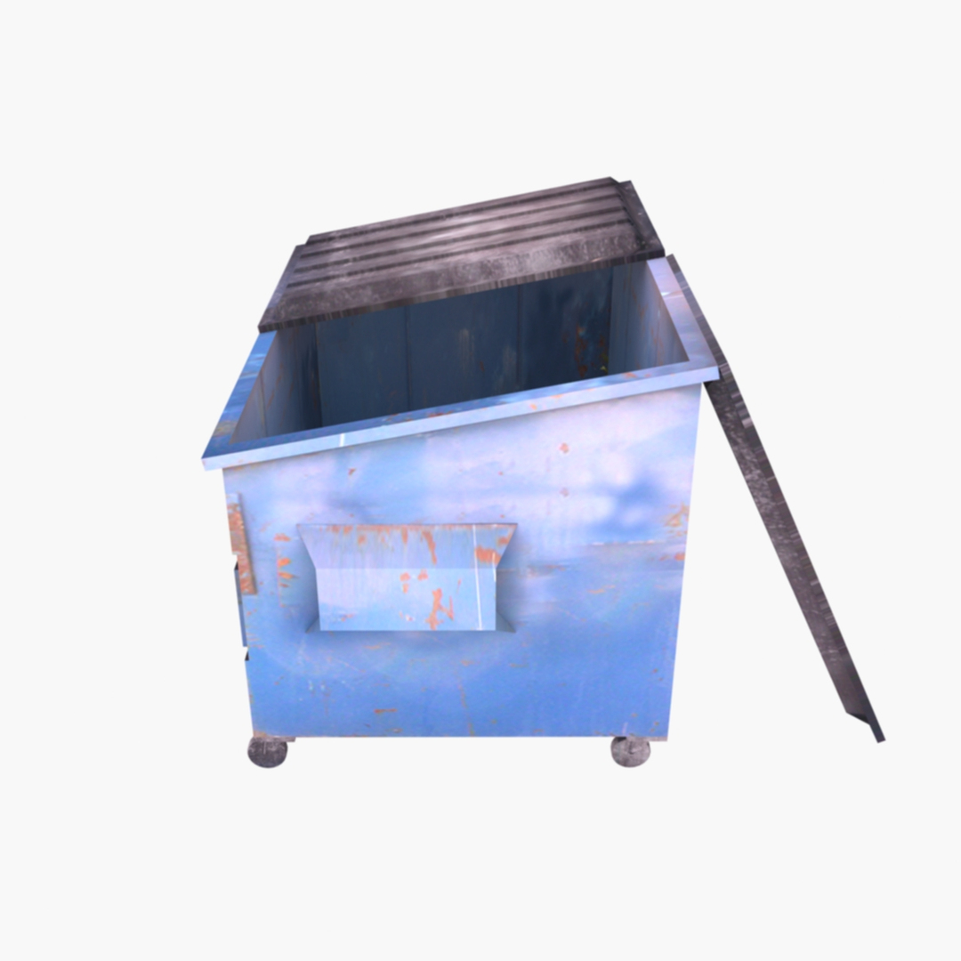 Garbage Dumpster 3d Model