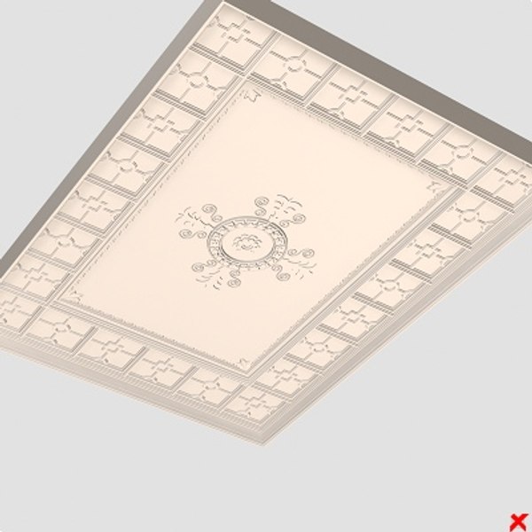 3ds max ceiling medallion