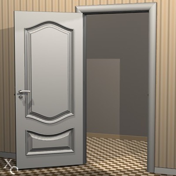 3d interior door model