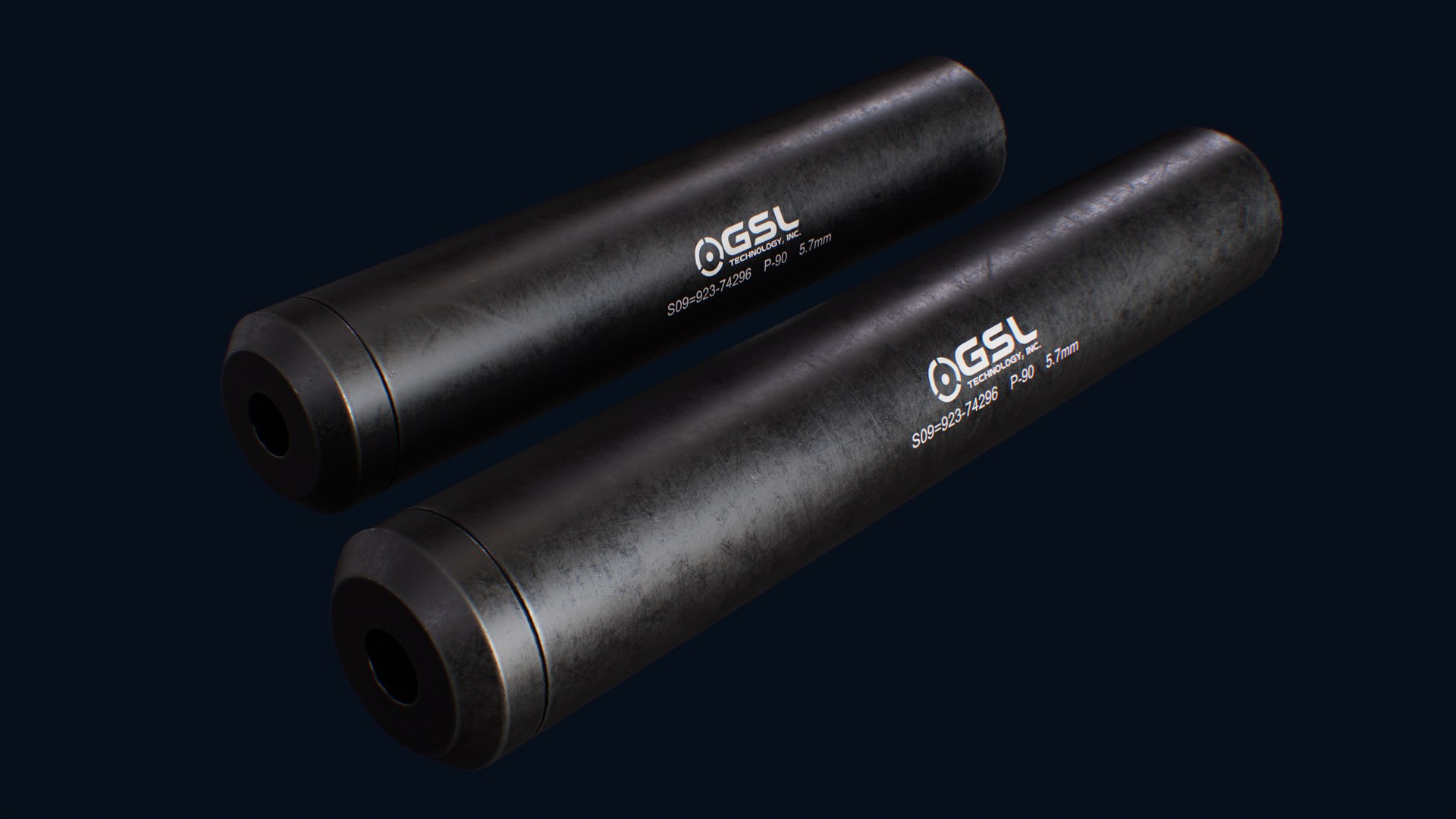 3D GSL Technology Suppressors - TurboSquid 2296952