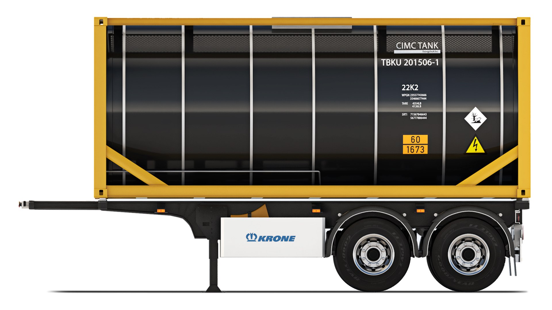 Krone Box Liner EL20 Tank Container 2023 Model - TurboSquid 2215904