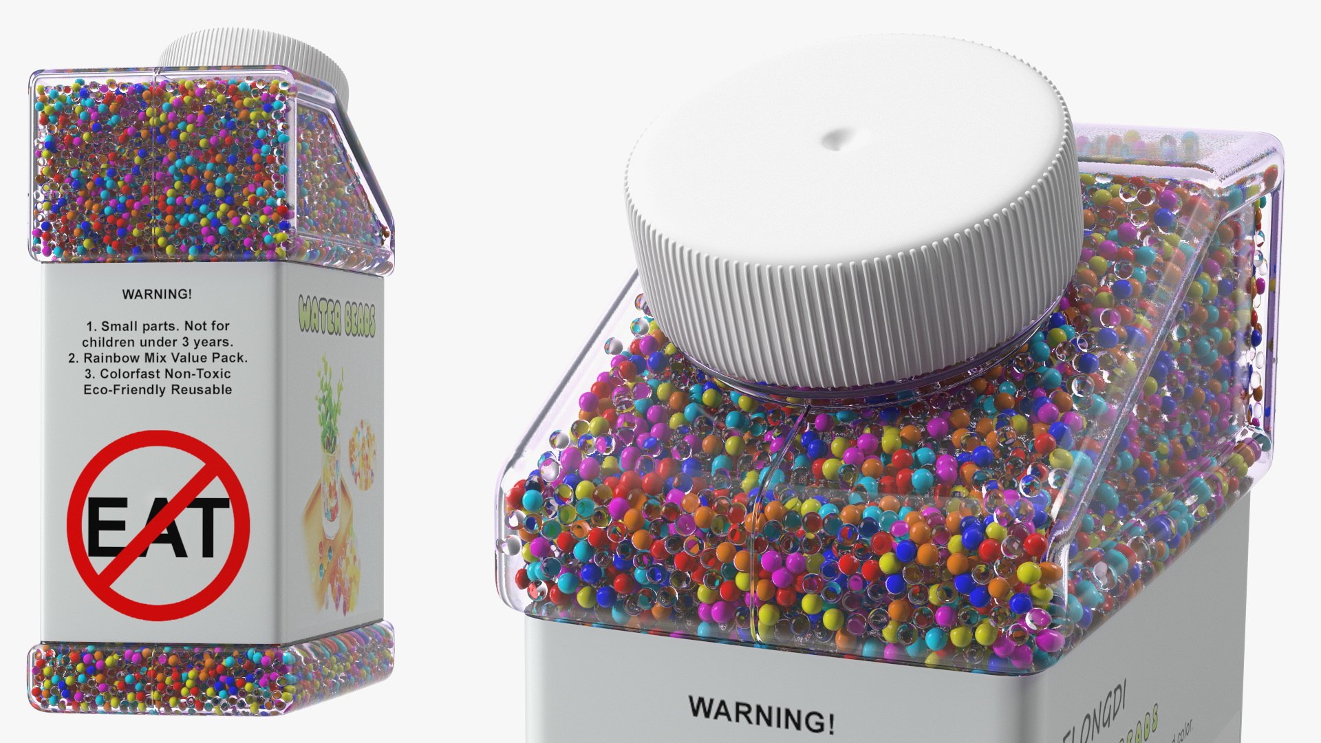3D Model Water Gel Beads Pack Big - TurboSquid 2086208