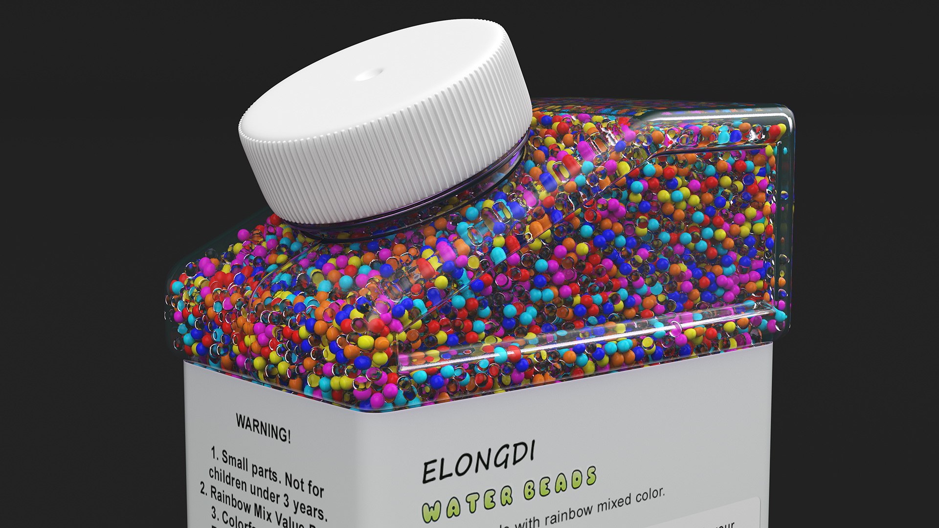 3D Model Water Gel Beads Pack Big - TurboSquid 2086208