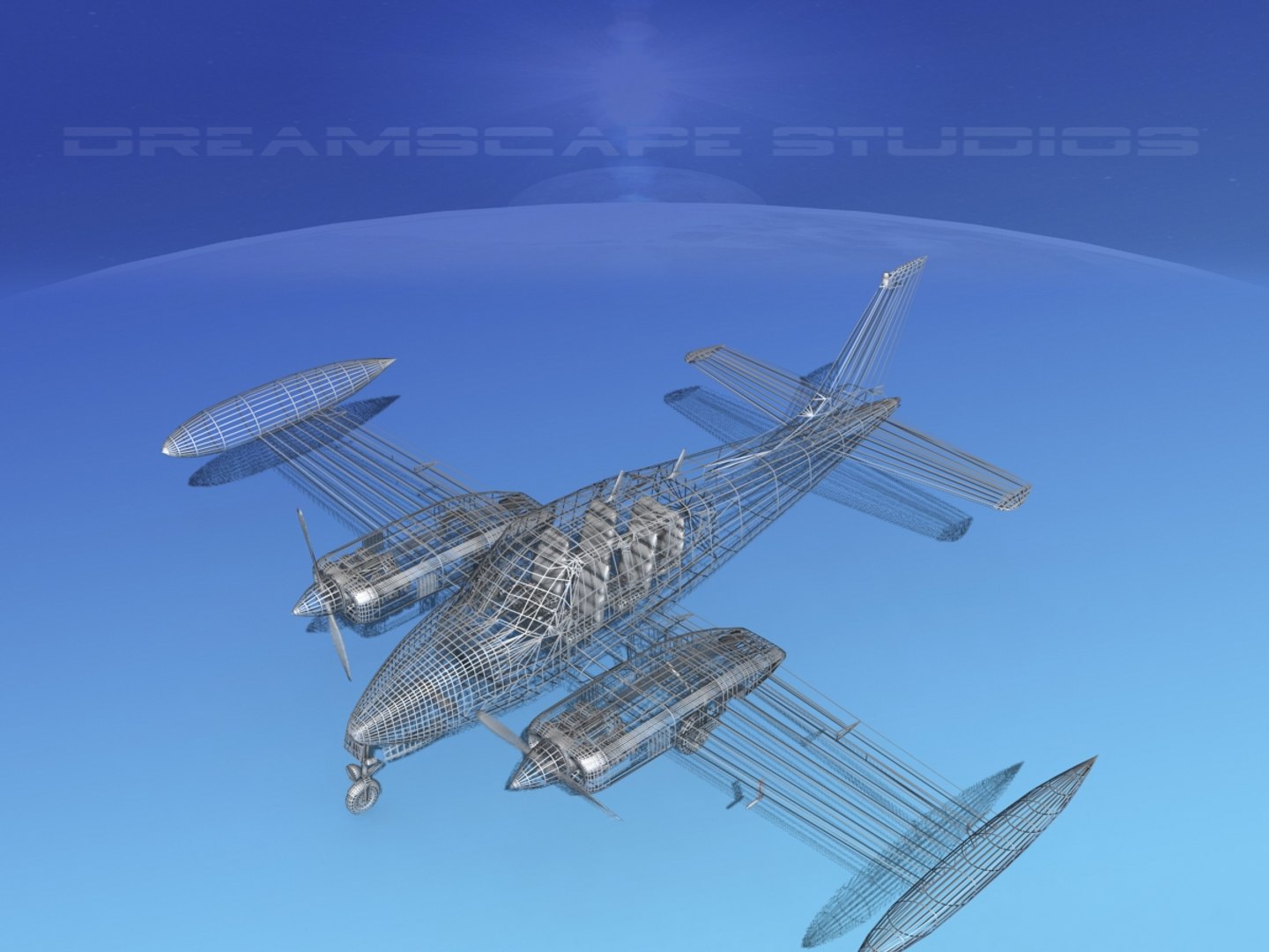 Cockpit cessna 320 3D model - TurboSquid 1164377