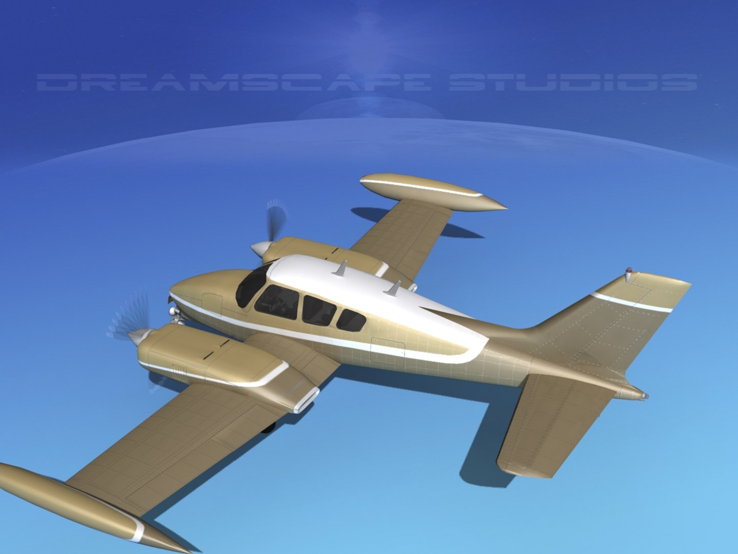 Cockpit cessna 320 3D model - TurboSquid 1164377