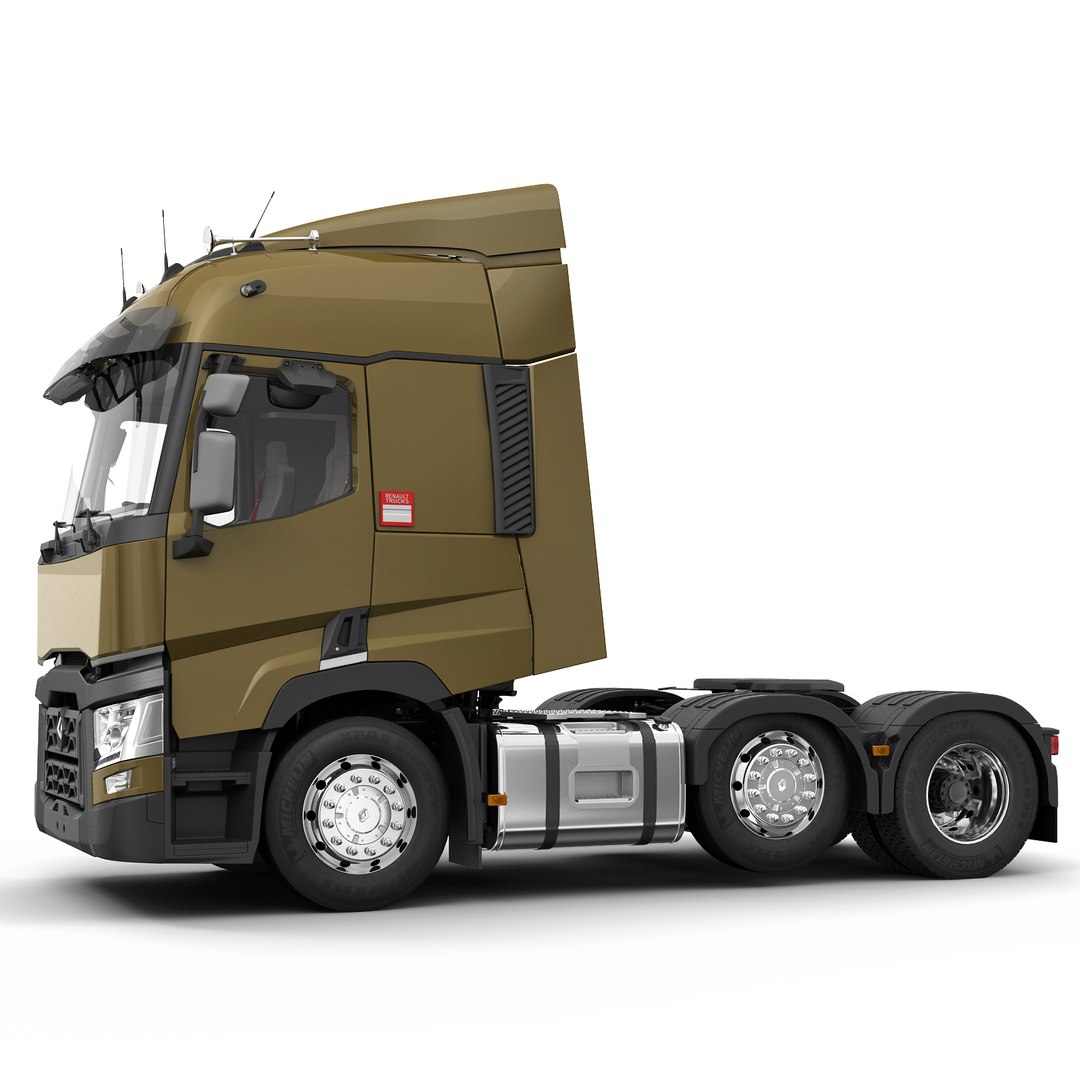 3d Renault T 6x2 Model