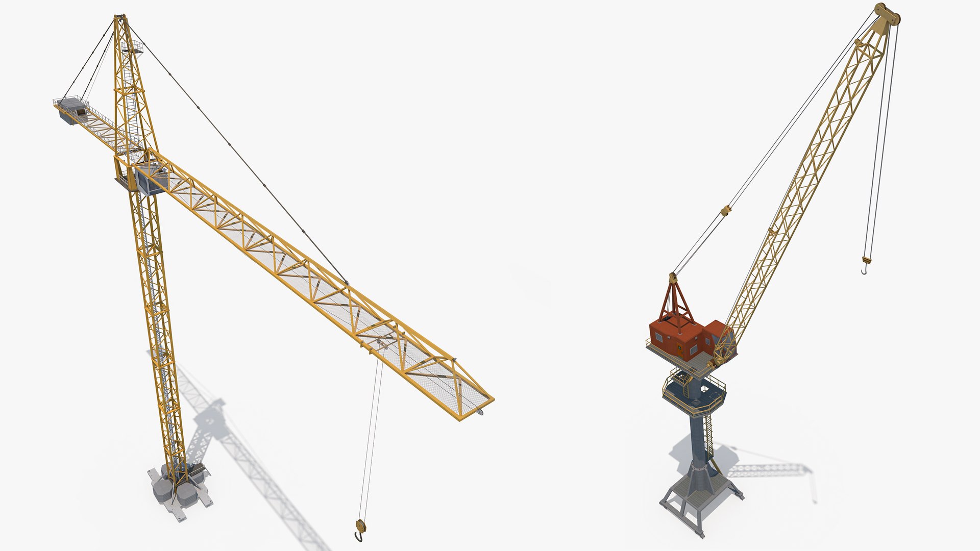 3D Cranes Pack Model - TurboSquid 1927645