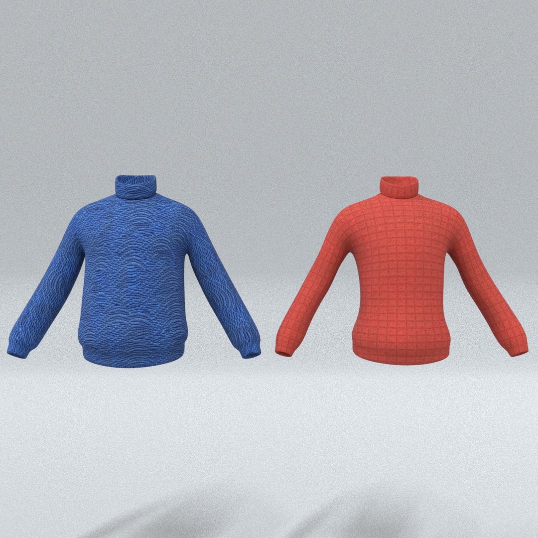 Laos Turtleneck Sweater 3D - TurboSquid 2238935