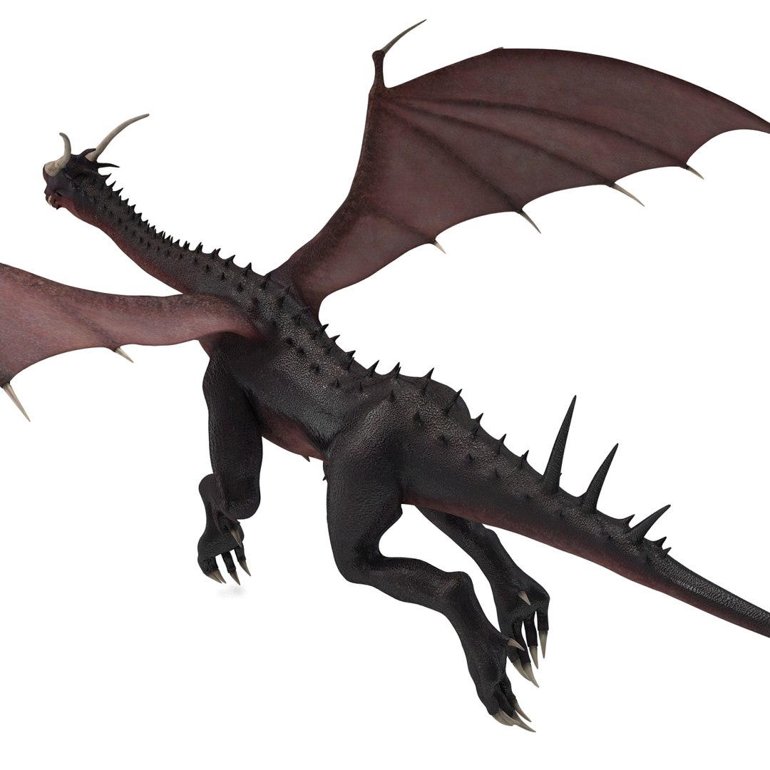 Dragon 3 Pose 1 3d Model