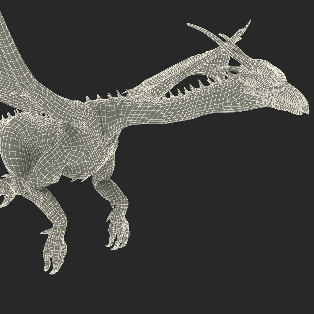 dragon 3 pose 1 3d model
