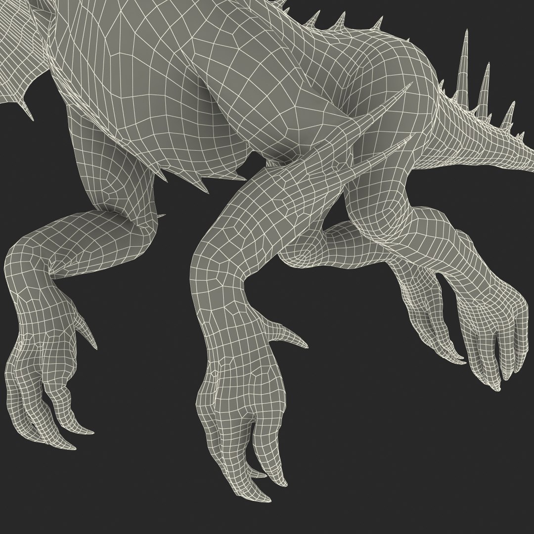 dragon 3 pose 1 3d model