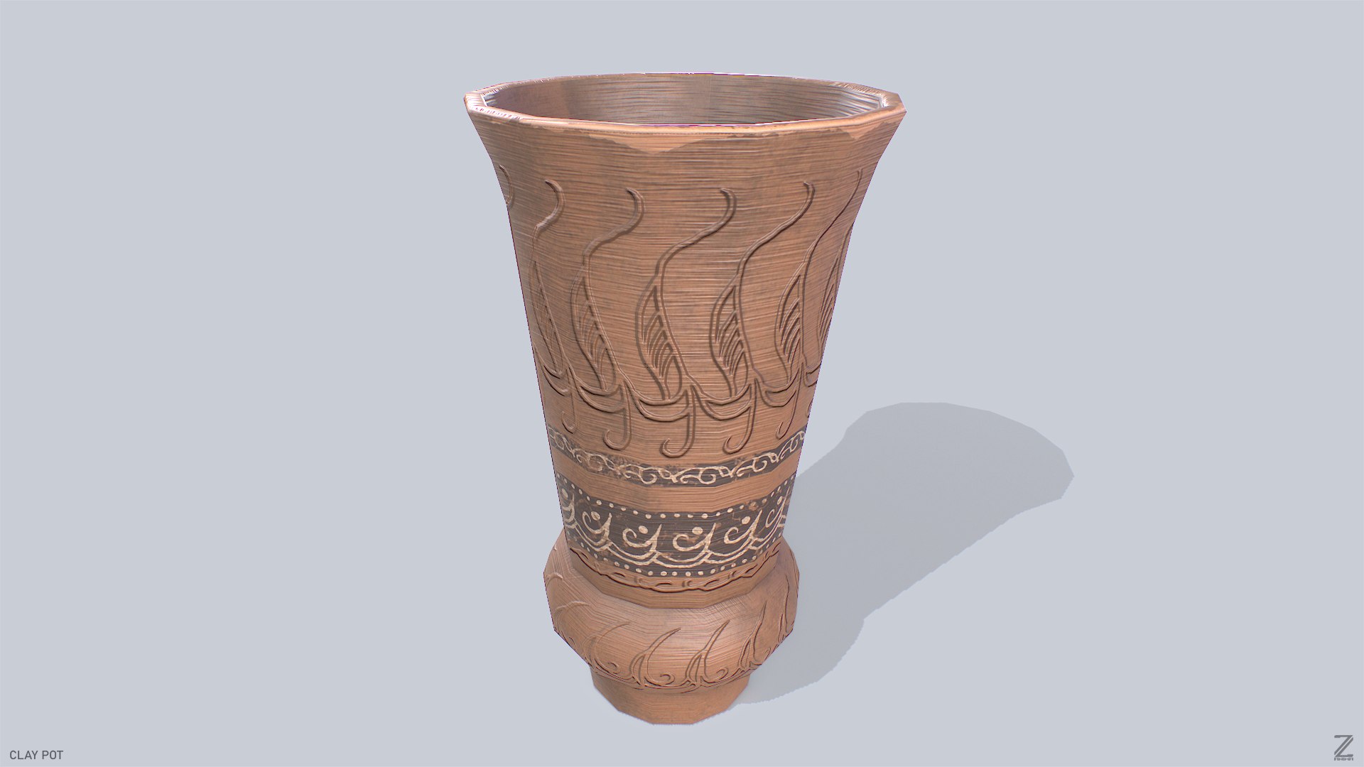 Clay Pot Collection 3D Model - TurboSquid 2219036