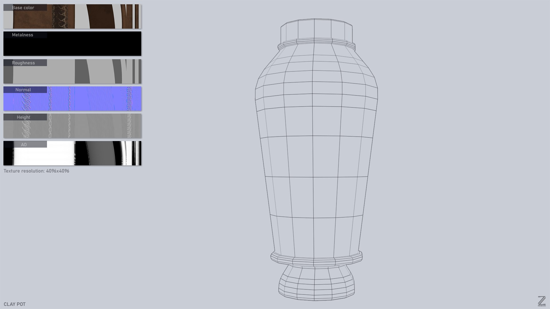 Clay Pot Collection 3D Model - TurboSquid 2219036