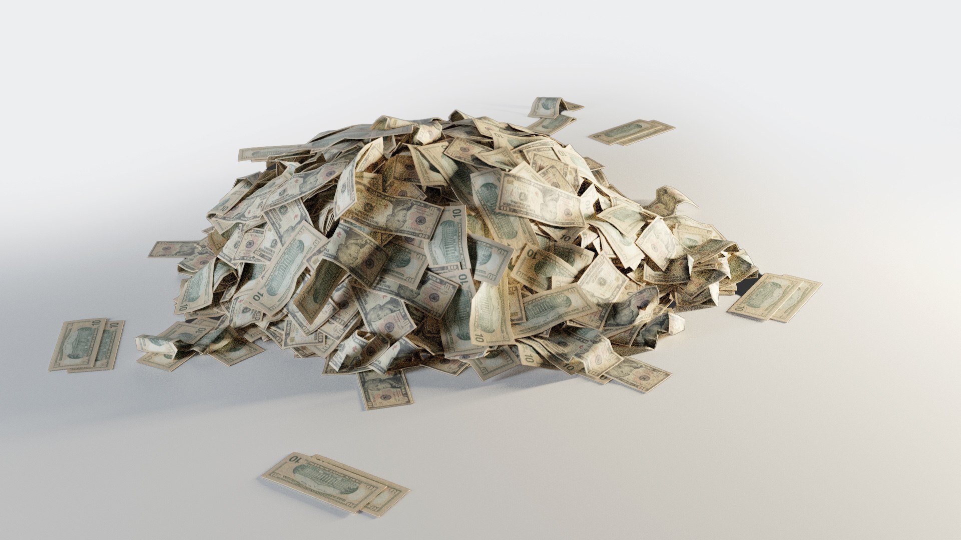 USD Money Piles, Stacks, Explosions 3D - TurboSquid 1722474