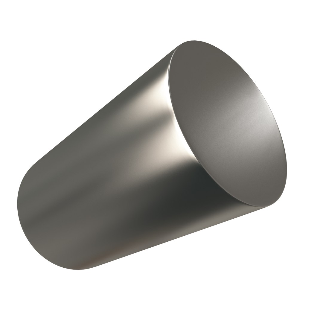Silver Cylinder 3D Model - TurboSquid 2001639