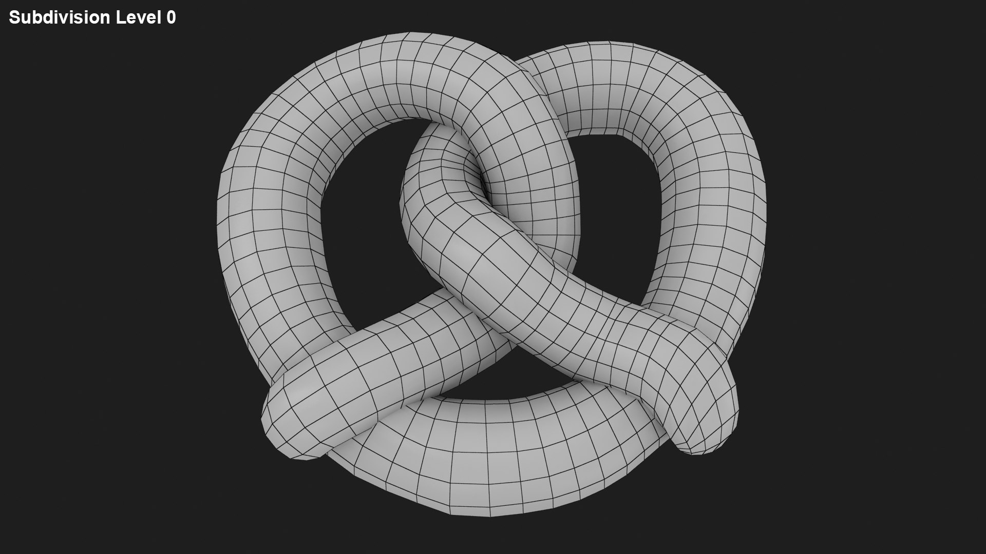 3D Pretzel Salt 01 Model - TurboSquid 2009244