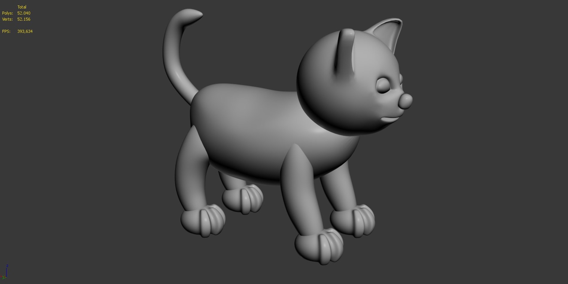 3D model cat sculpt - TurboSquid 1624171