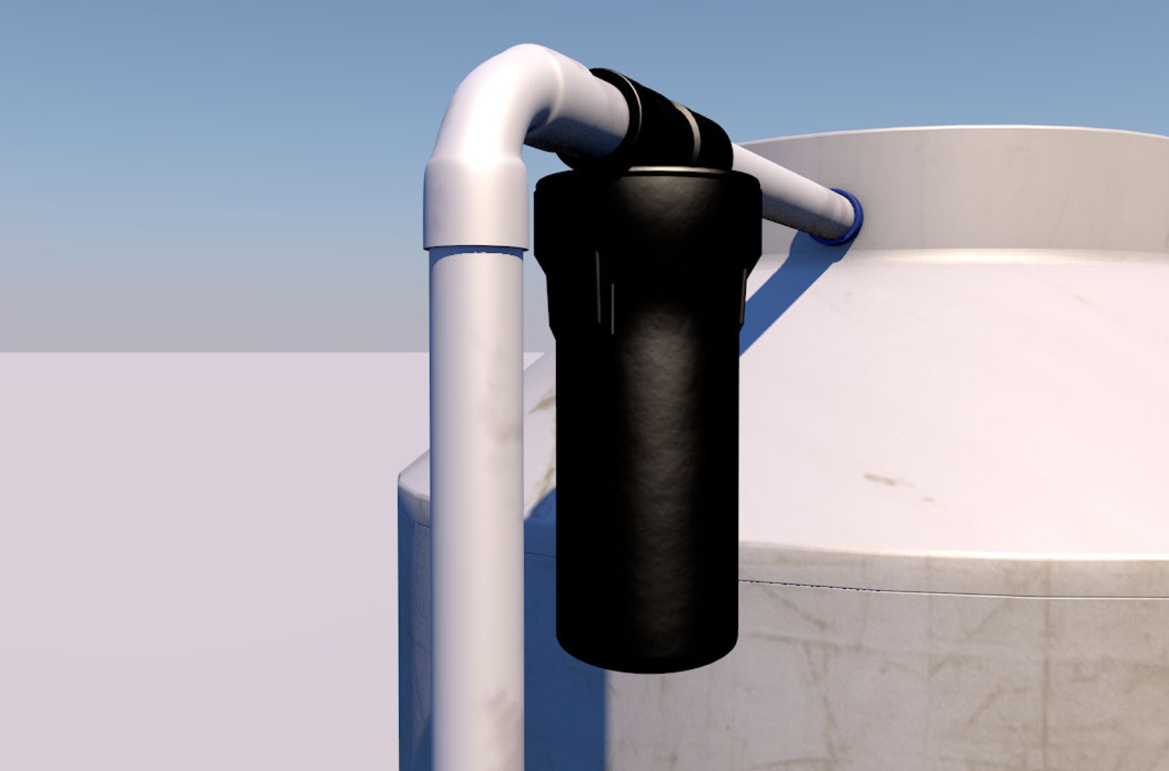 Water Tank Tinaco 3D Model - TurboSquid 1435371