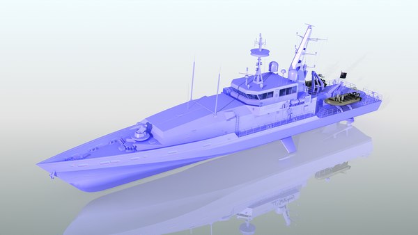 3D HMAS Bathurst P85 Royal Australian Navy Patrol Boat model ...