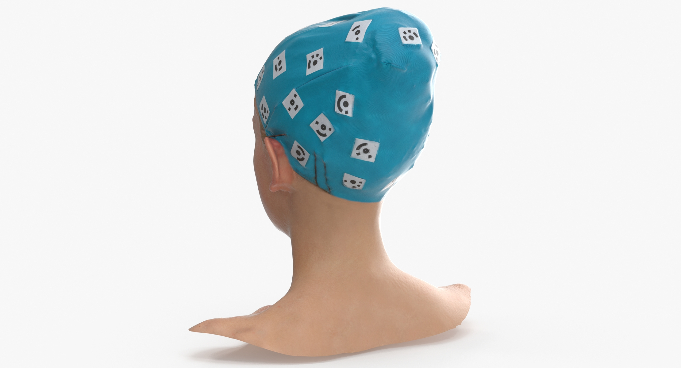 3D model rhea human head contempt - TurboSquid 1664202