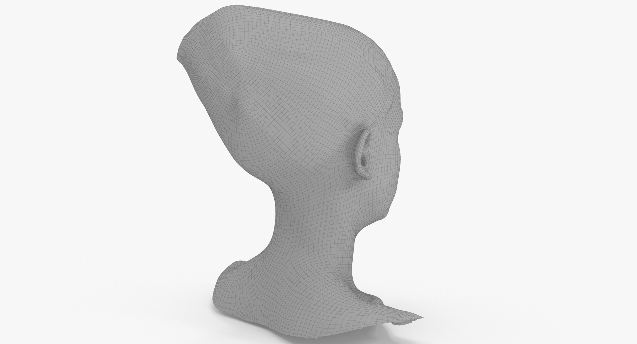 3D model rhea human head contempt - TurboSquid 1664202
