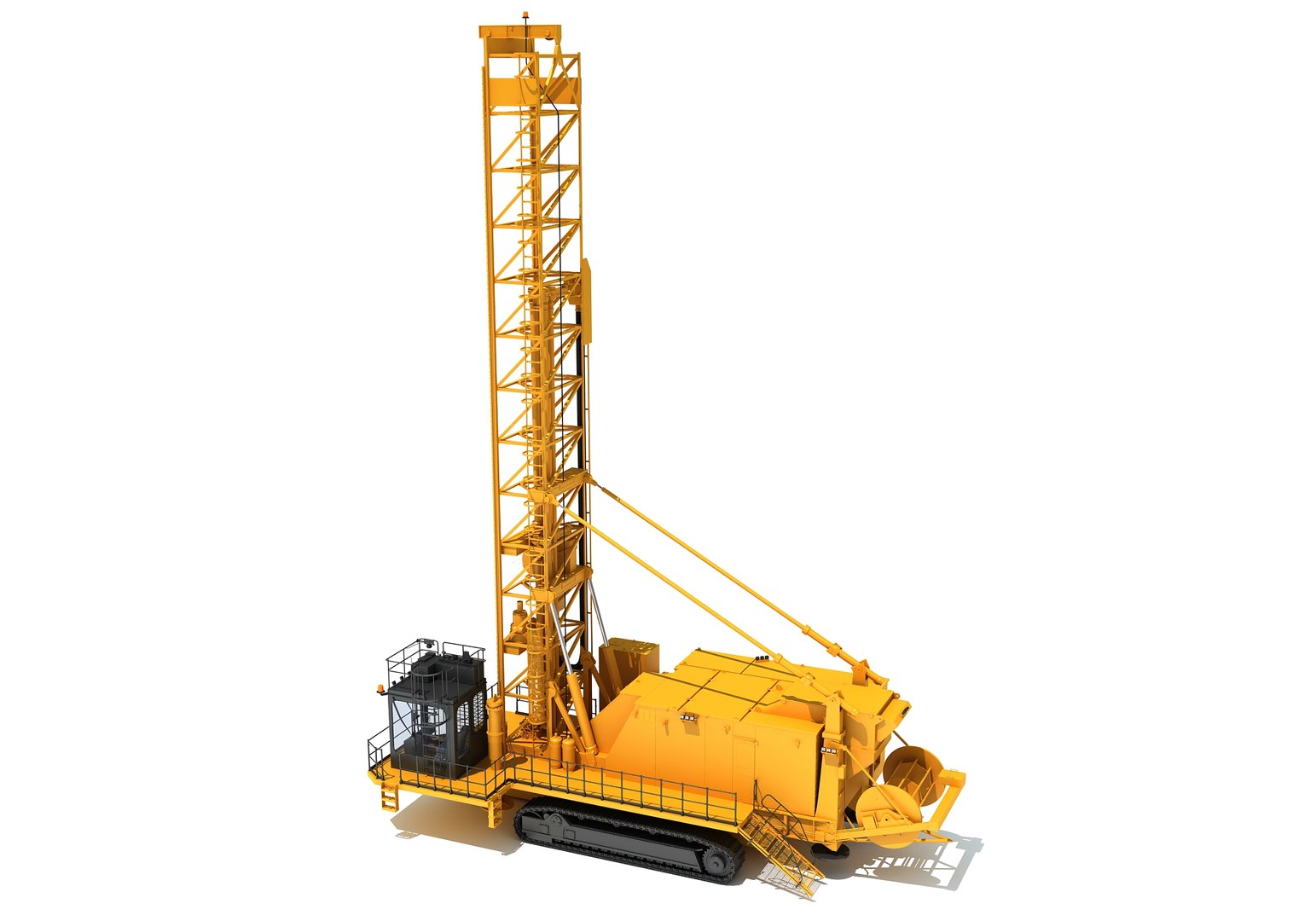3D Model Rotary Drilling Rig - TurboSquid 1844833