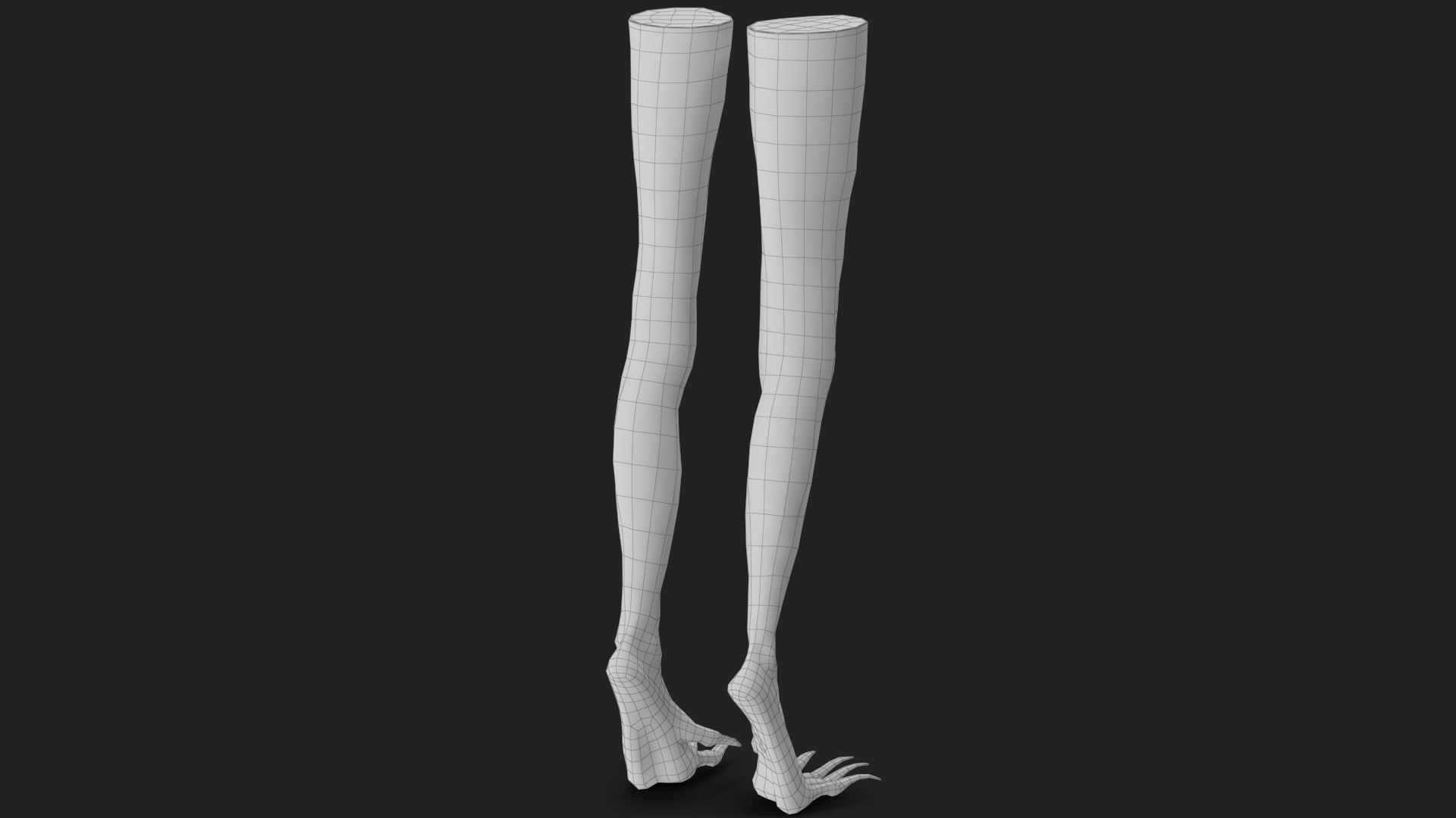 3D Model Monster Legs - TurboSquid 2076705