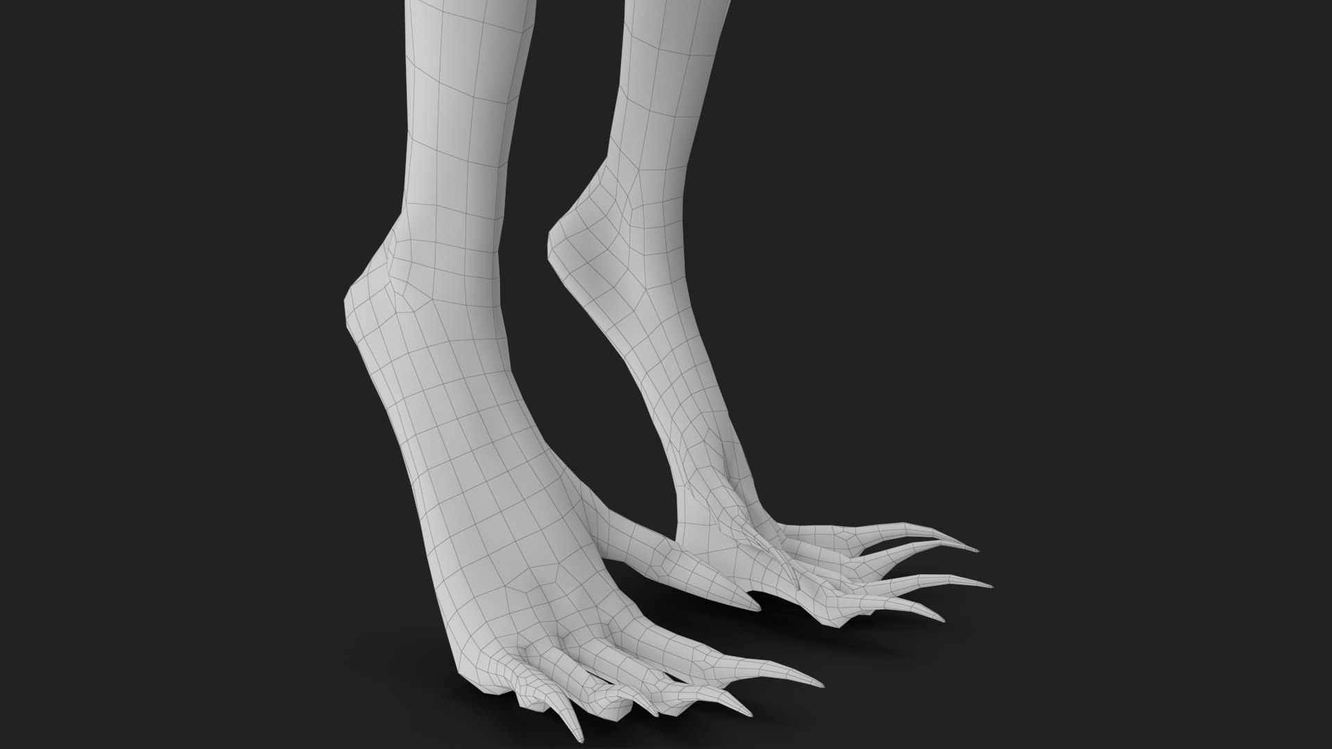 3D Model Monster Legs - TurboSquid 2076705